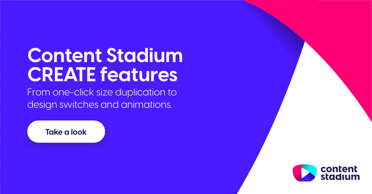 Content Stadium CREATE features