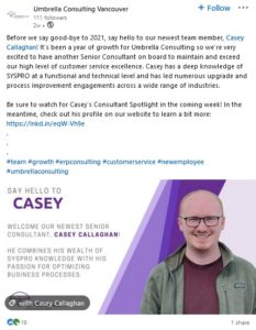 26 'New employee' social media posts examples