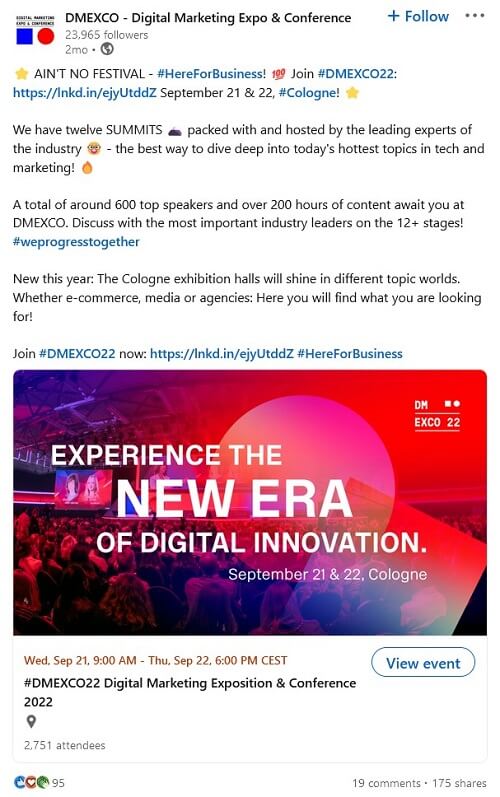 37 Event Social Media Post Examples