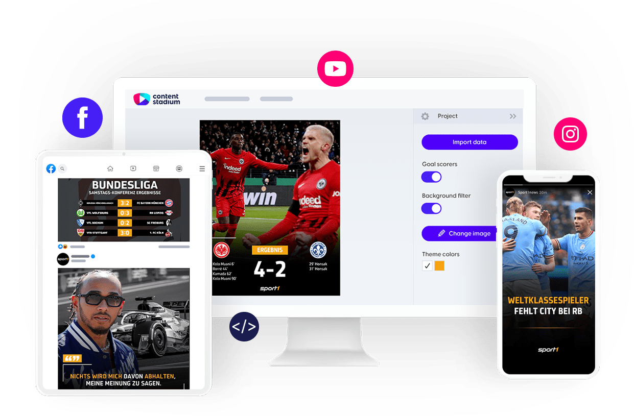 How SPORT1 increased their content output and brand consistency