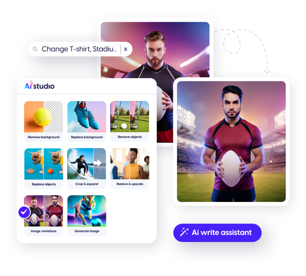 AI Studio • The best AI editing and creation tools, all in one place.