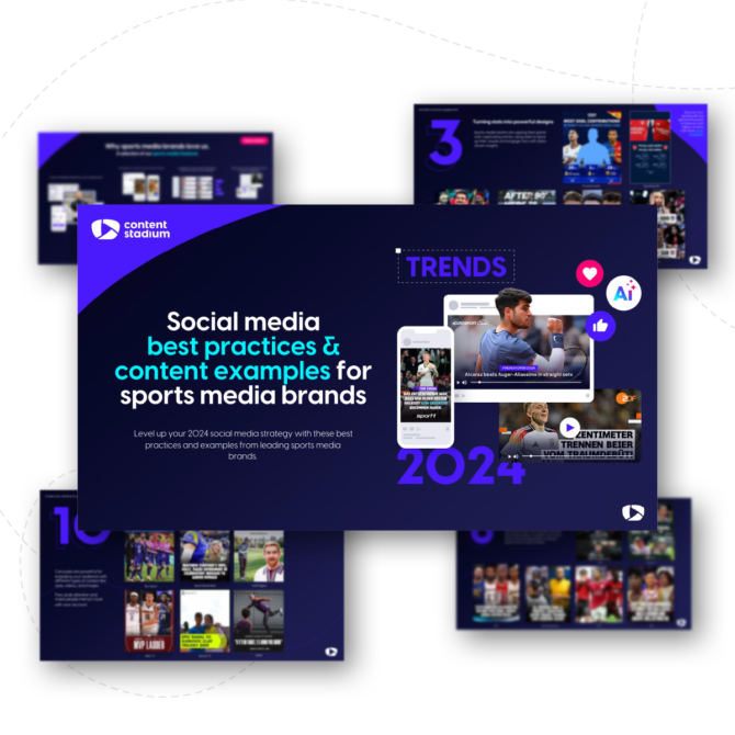2024 social media best practices and examples for sports media