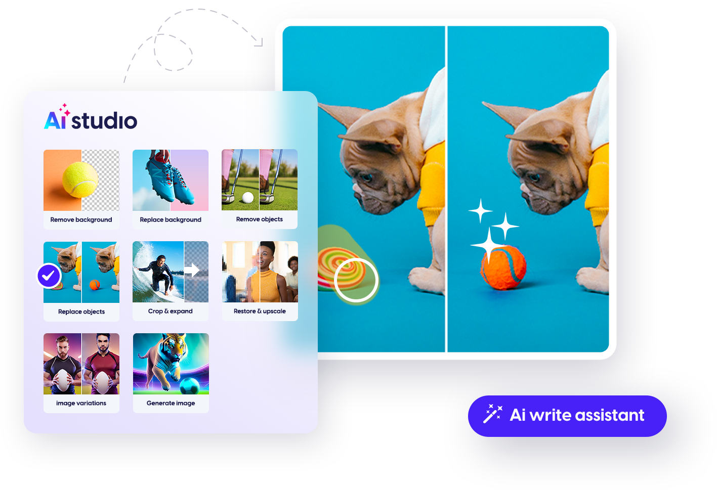 AI Studio • The best AI editing and creation tools, all in one place.